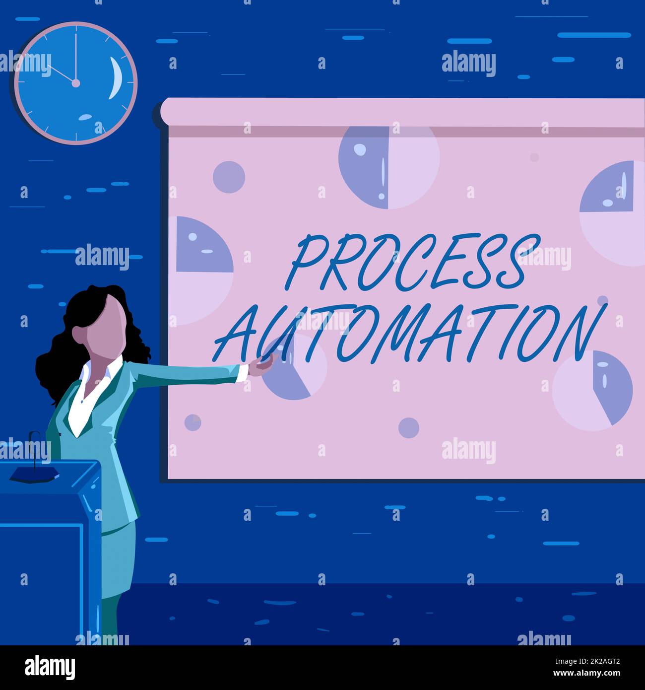 Conceptual caption Process Automation, Concept meaning the use of ... Conceptual caption Process Automation, Concept meaning the use of ...