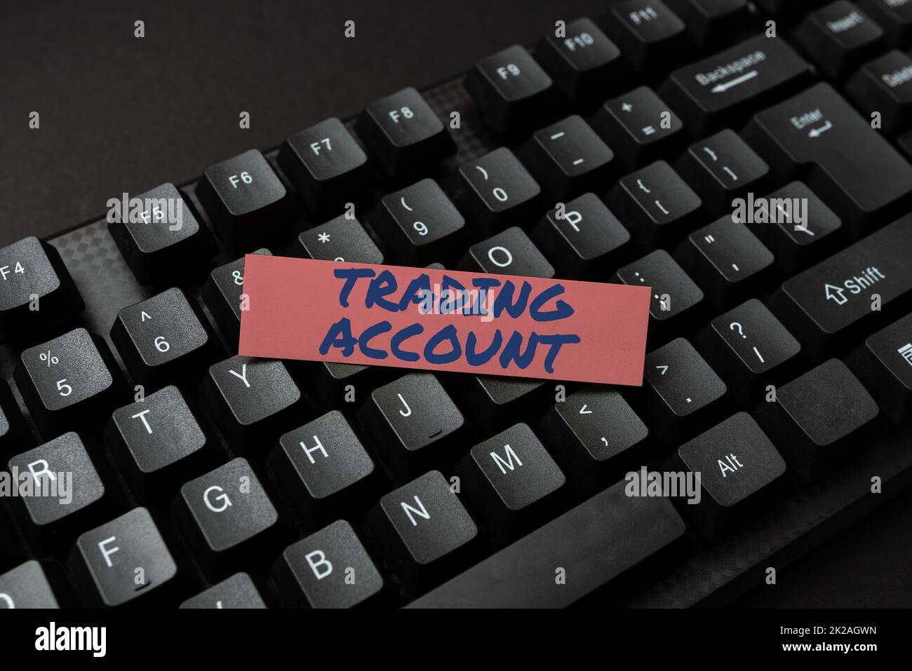 Inspiration showing sign Trading Account. Business idea investment ...