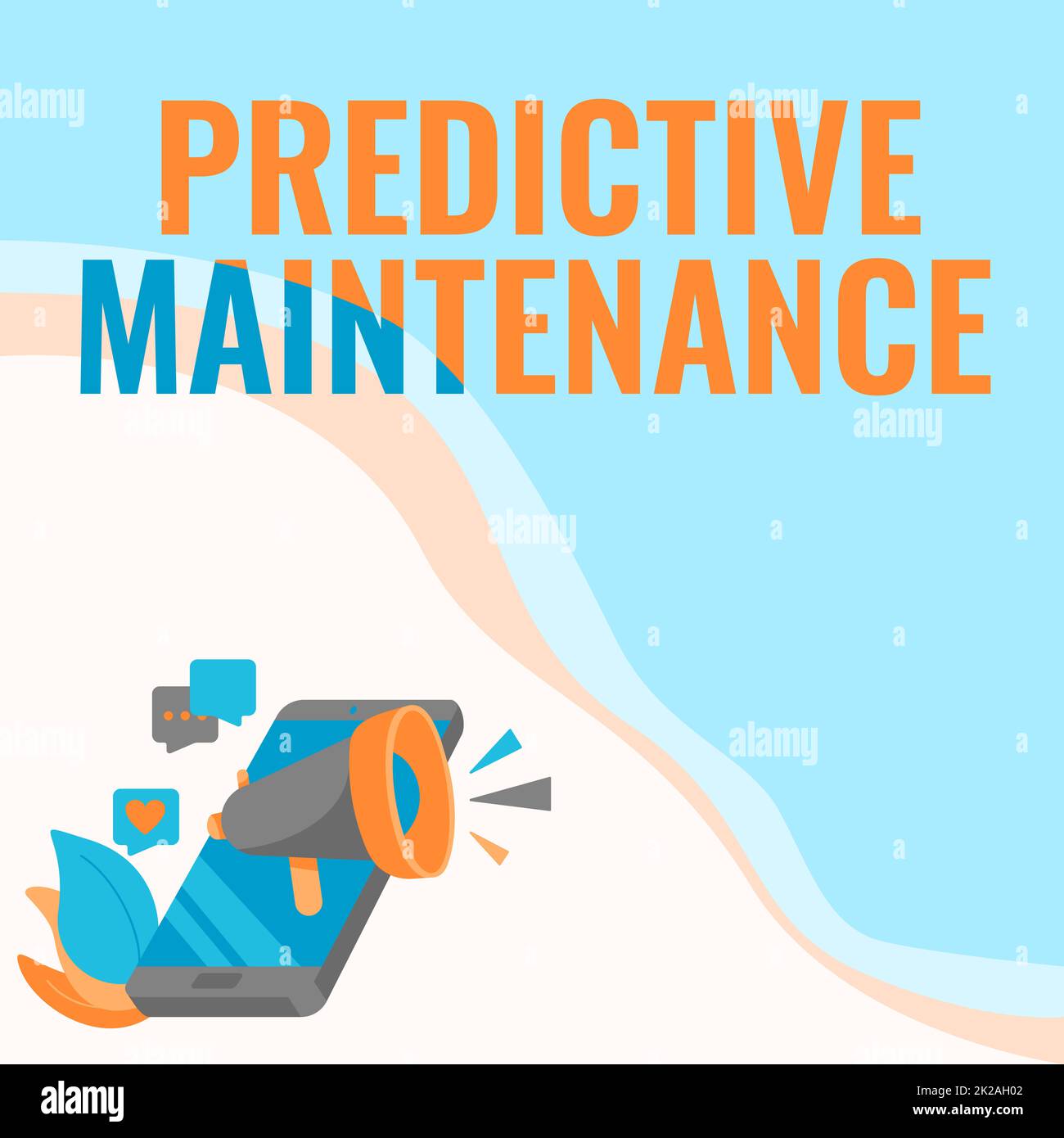 Inspiration showing sign Predictive Maintenance, Word for designed to ...