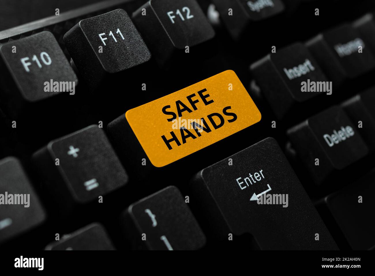 Hand writing sign Safe Hands. Business idea Ensuring the sterility and ... Hand writing sign Safe Hands. Business idea Ensuring the sterility and ...