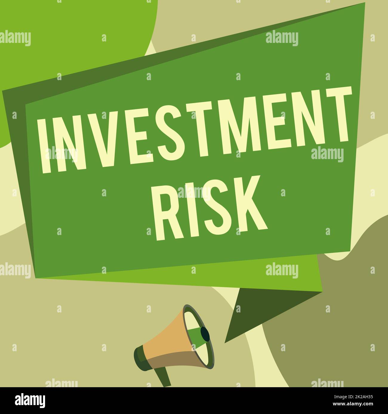 Text showing inspiration Investment Risk, Business showcase the ...