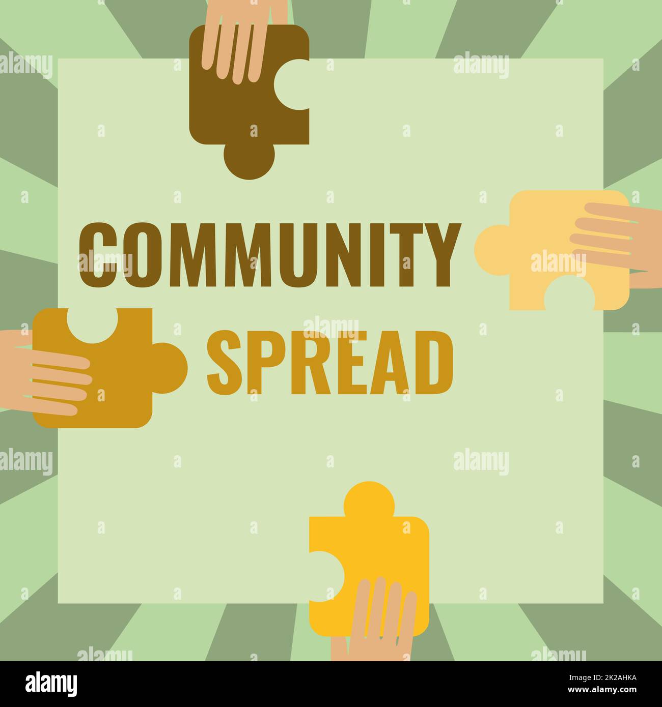 Conceptual display Community Spread, Conceptual photo dissemination of ...