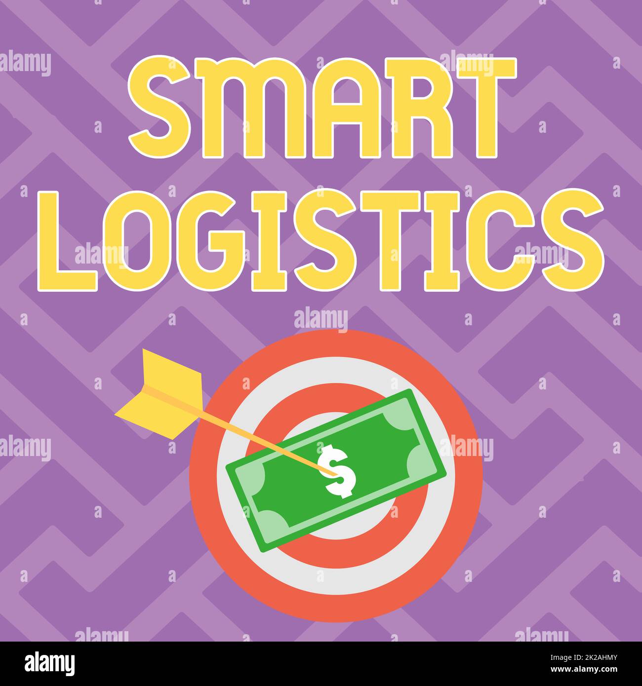 Sign displaying Smart Logistics, Conceptual photo integration of ...