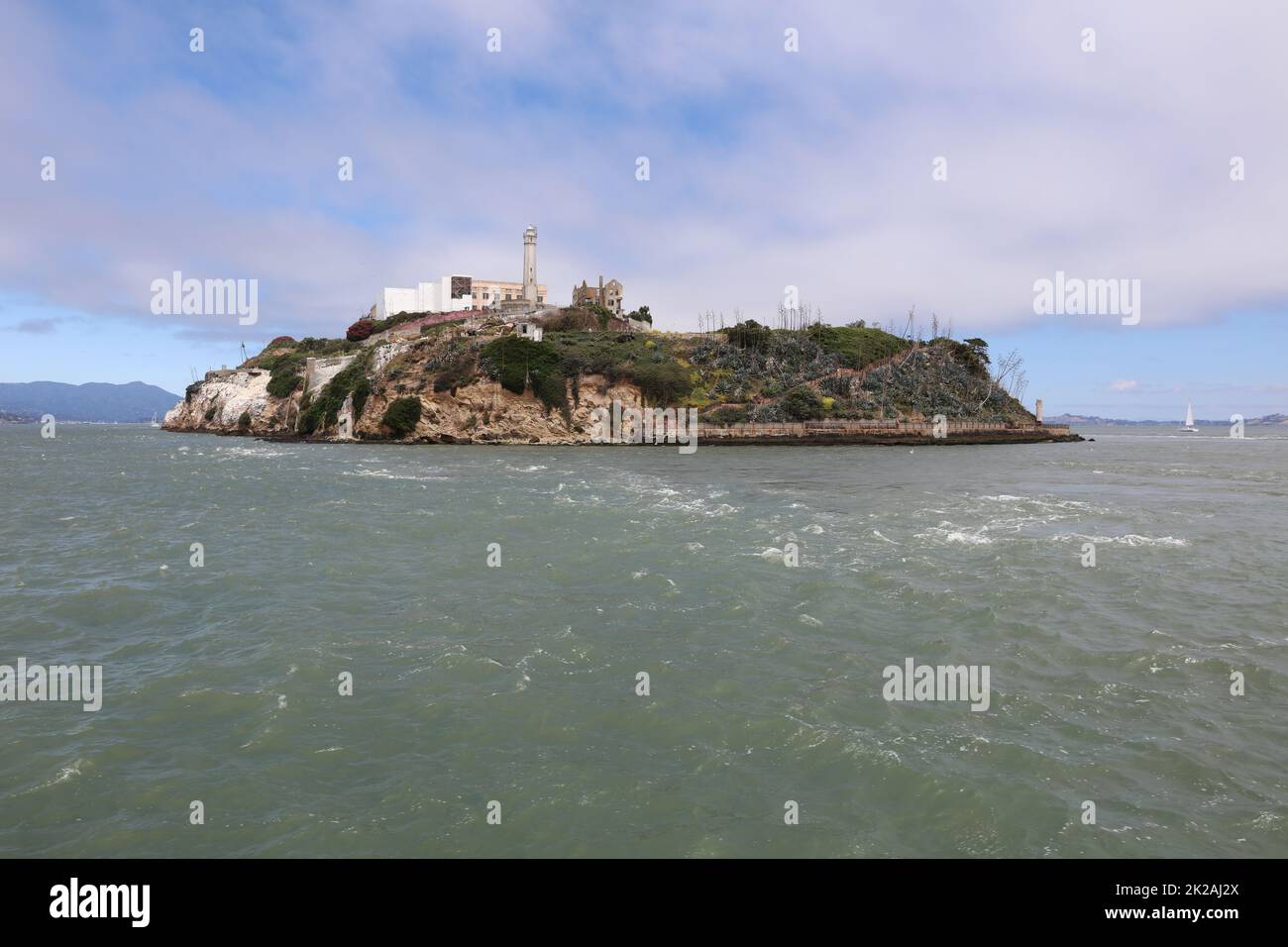 Alcatraz Island in San Francisco Bay. California. USA Stock Photo - Alamy