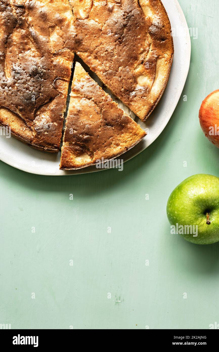 Dutch Apple Cake Stock Photo - Alamy