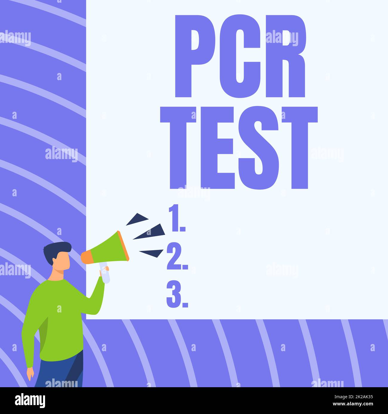 Sign displaying Pcr Test, Business concept qualitative detection of ...