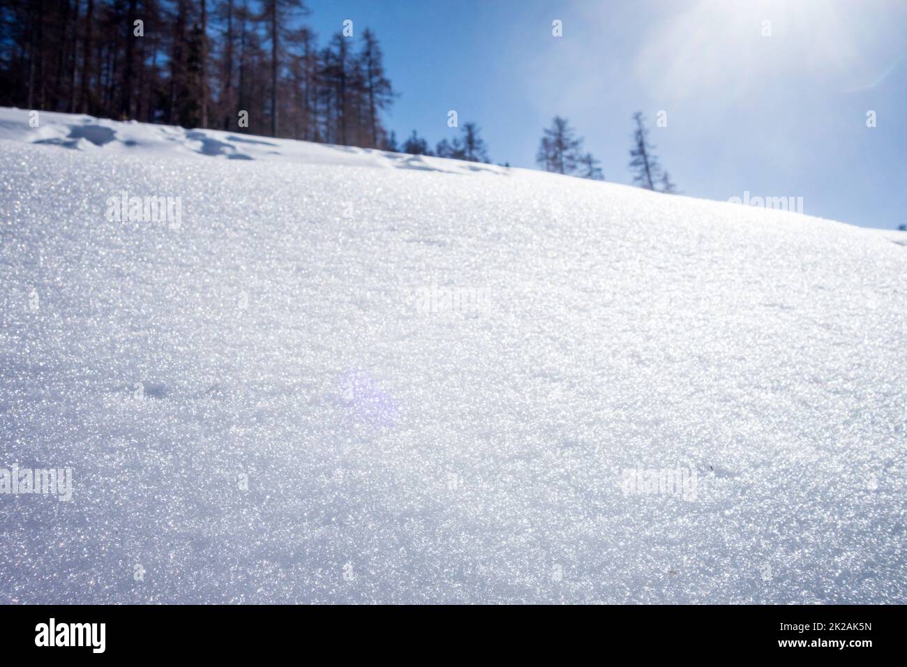 Snow texture landscape background Stock Photo - Alamy