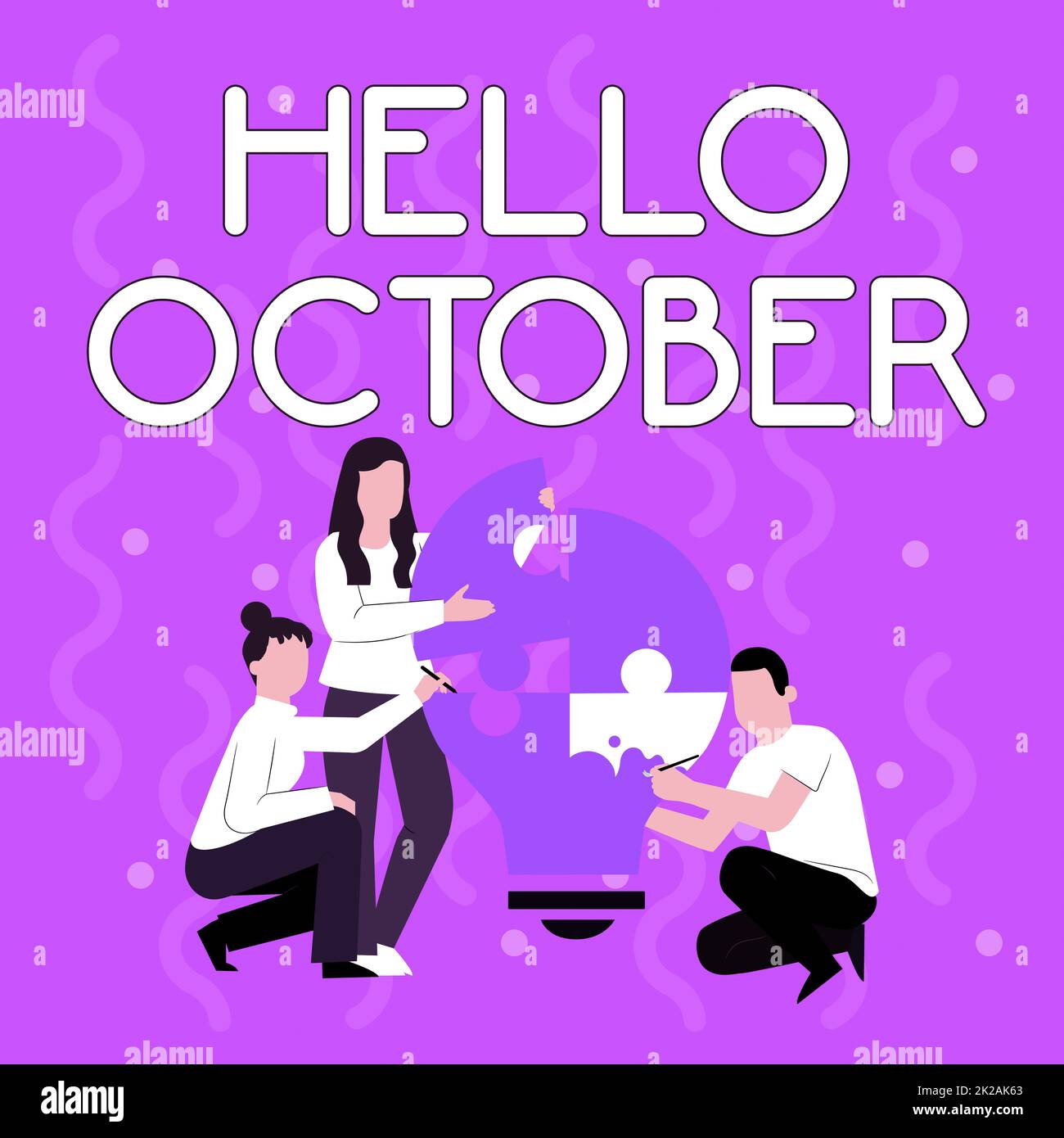 Text showing inspiration Hello October, Concept meaning greeting used ... Text showing inspiration Hello October, Concept meaning greeting used ...