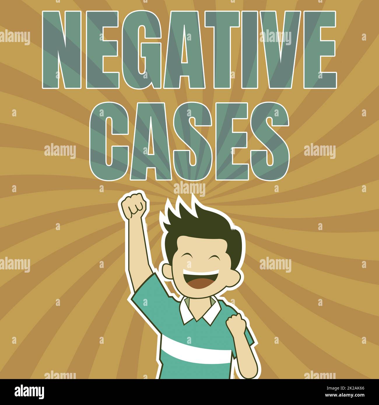 Text caption presenting Negative Cases, Conceptual photo circumstances ...