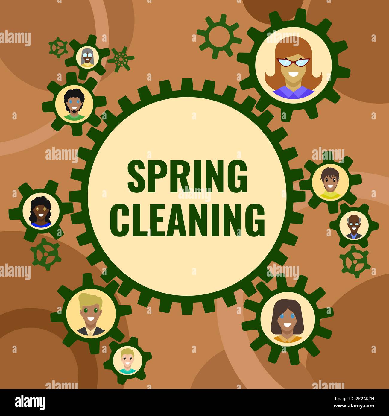 Handwriting text Spring Cleaning, Business idea thorough cleaning of a ...