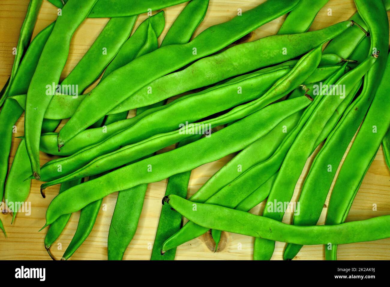 green, fresh beans in a closeup Stock Photo - Alamy