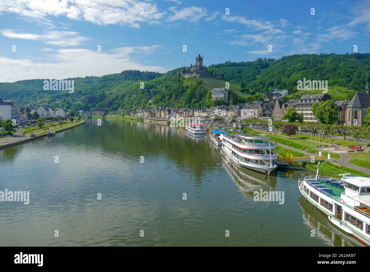 Cochem with Imperial Castle Stock Photo - Alamy
