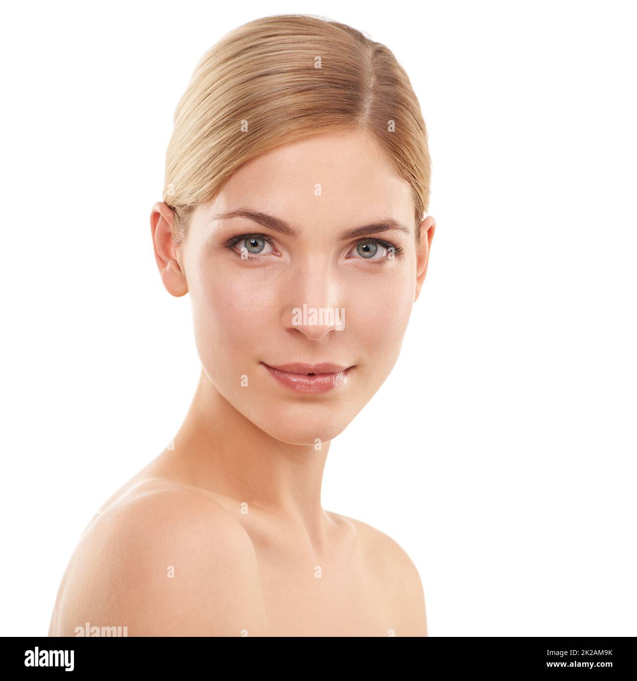 Her beauty is effortless. Cropped portrait of a beautiful young woman ...