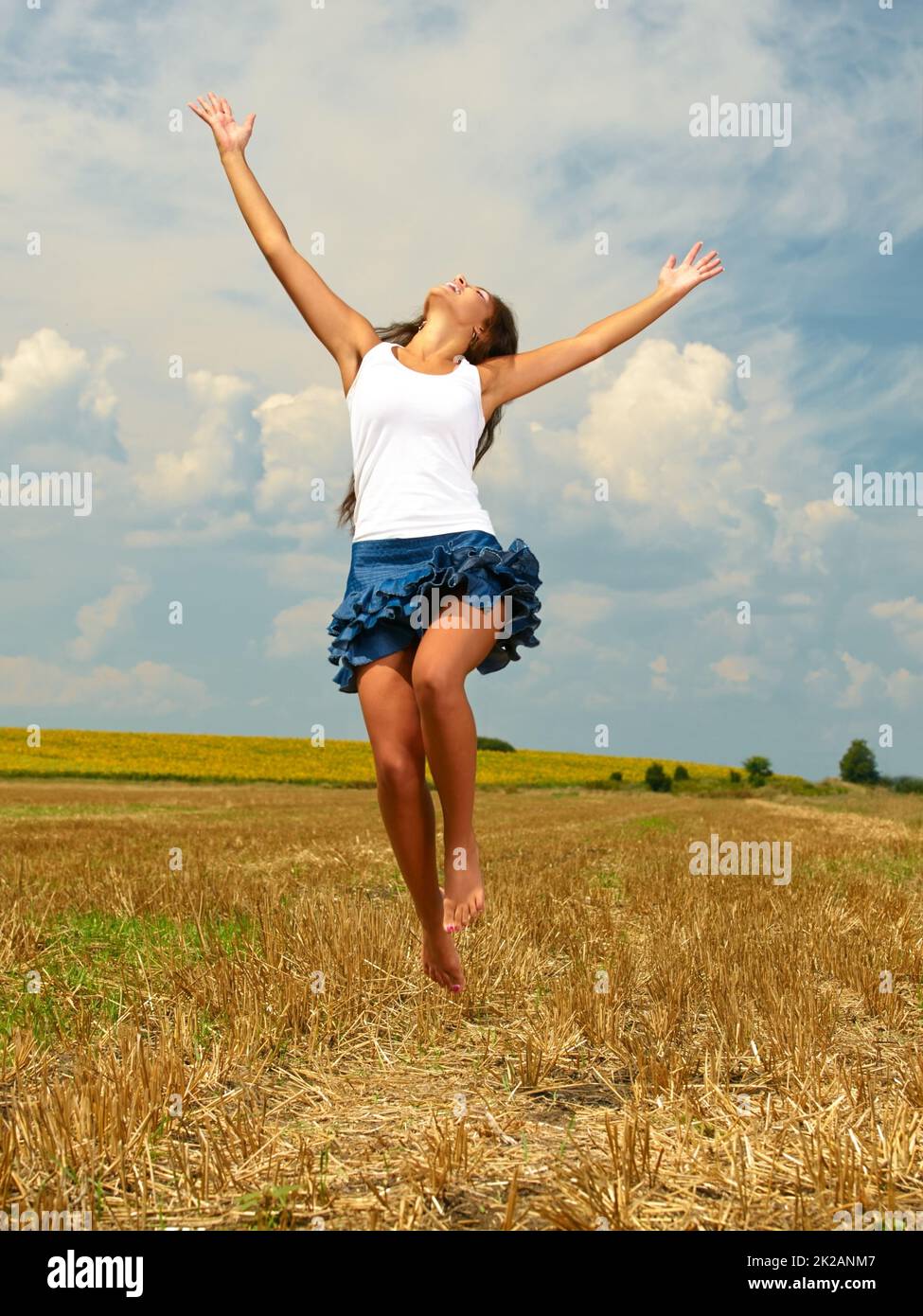 Woman joy beautiful hi-res stock photography and images - Alamy