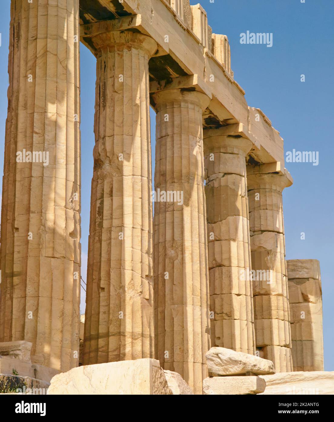 Pillars of acropolis hi-res stock photography and images - Alamy