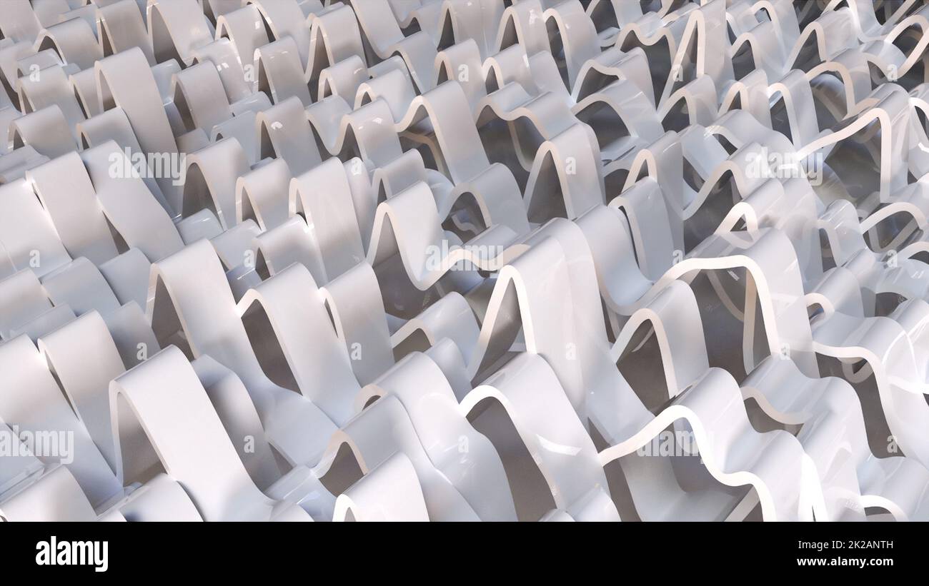 White wavy lines Stock Photo - Alamy