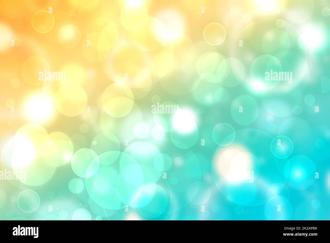 Abstract gradient light blue turquoise yellow green shiny blurred ...