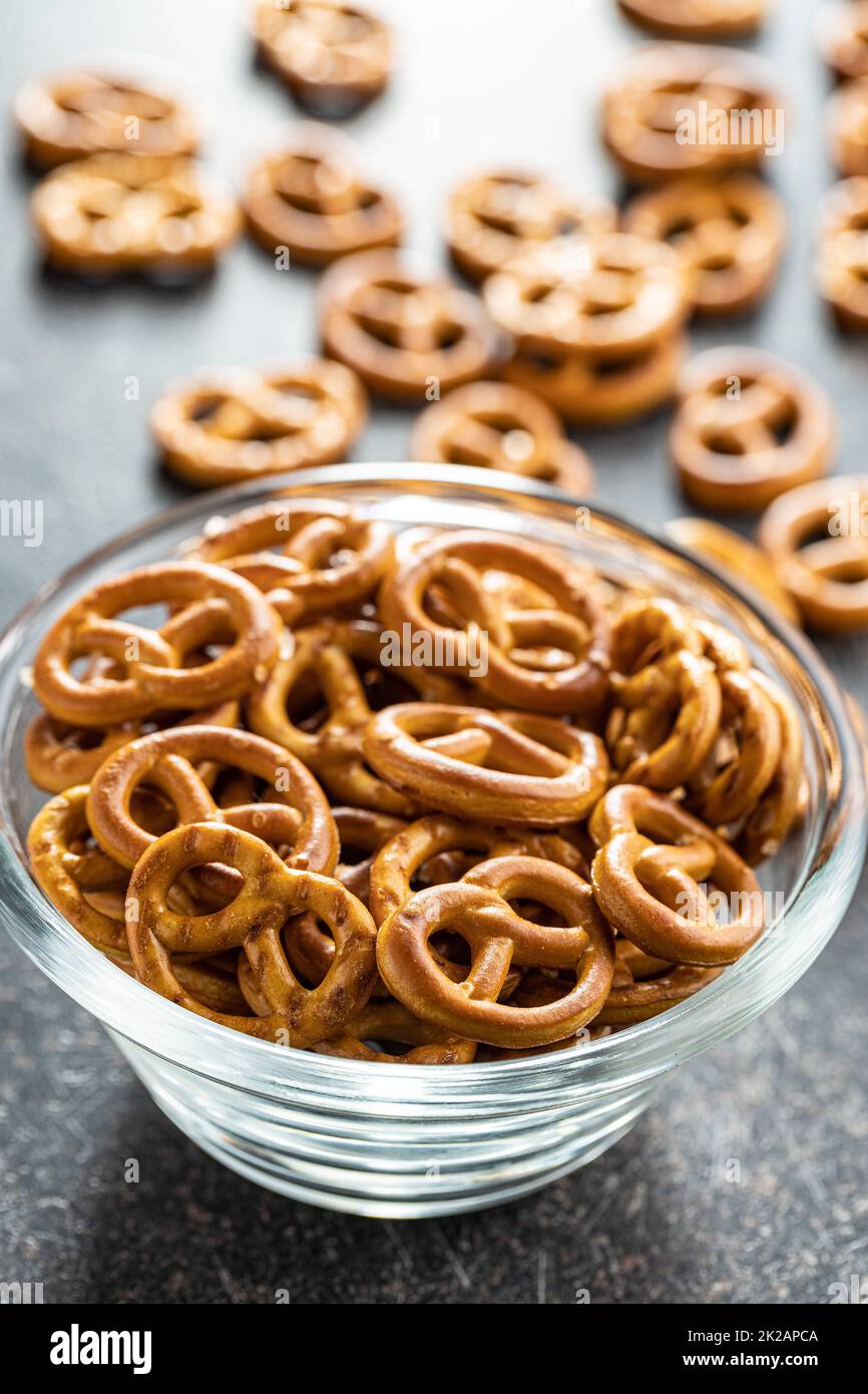 Mini pretzels hi-res stock photography and images - Alamy