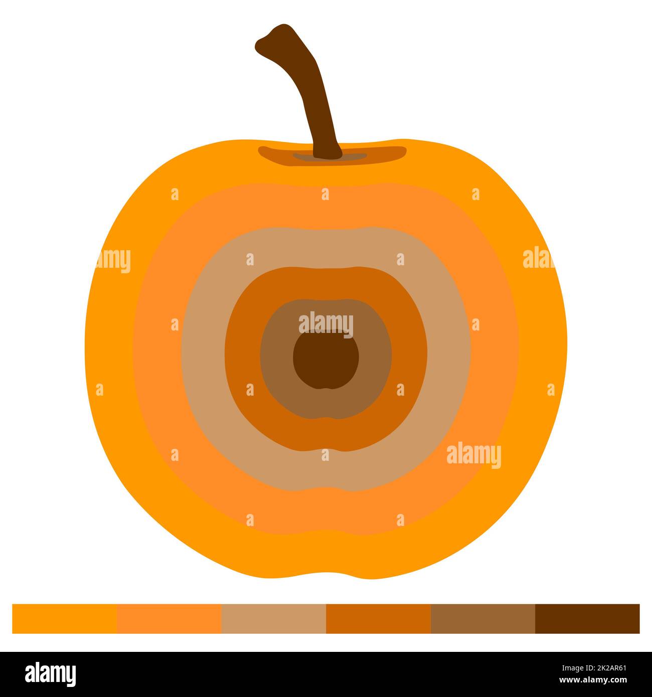 Color palette vector illustration Cut Out Stock Images & Pictures - Alamy