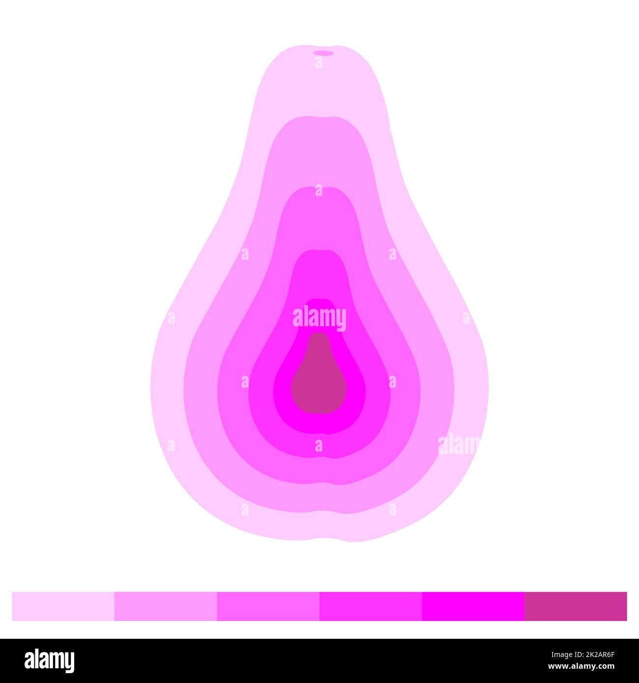 Shades of orange red Cut Out Stock Images & Pictures - Alamy