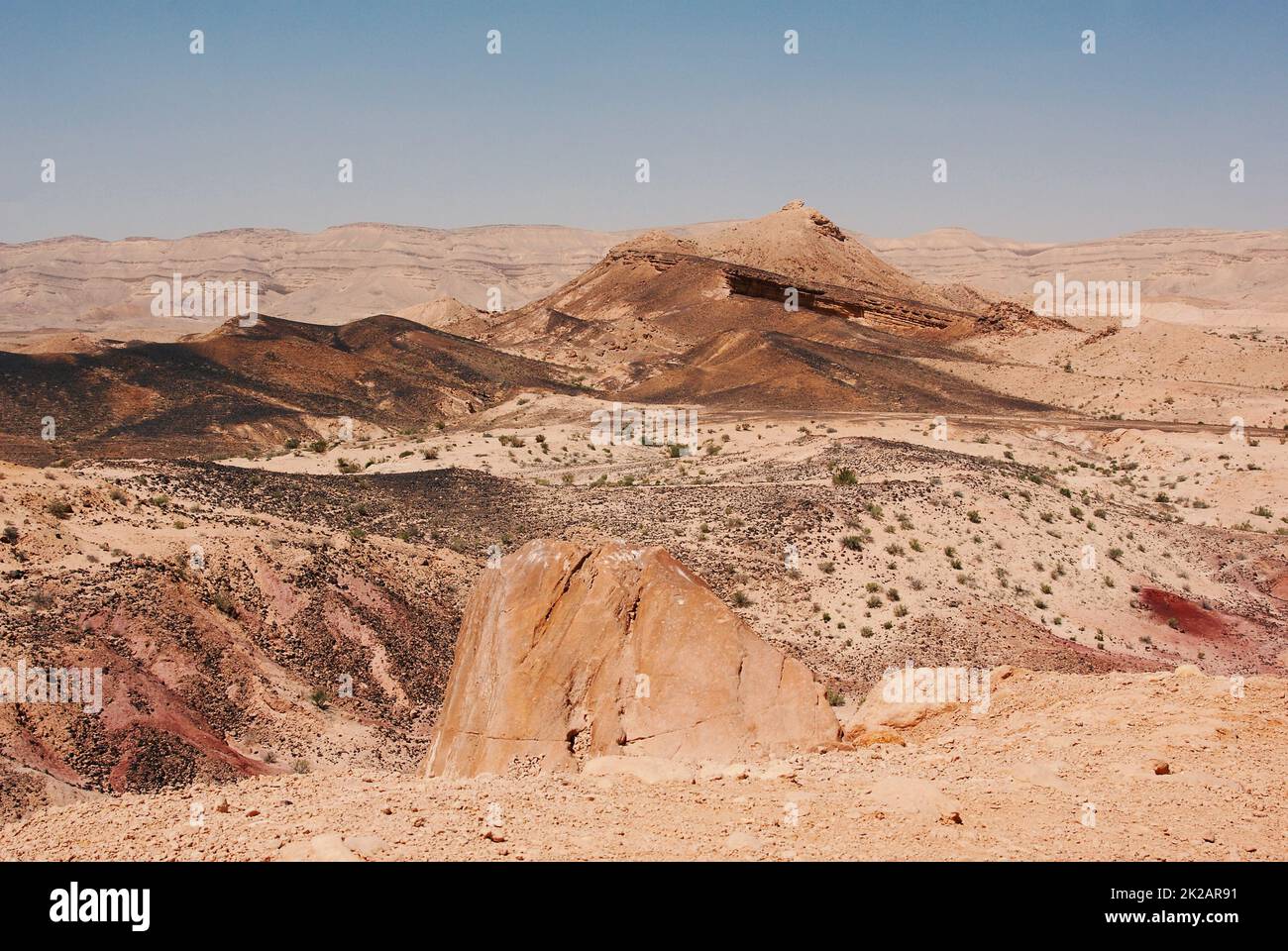 Midbar Yehuda hatichon reserve in the judean desert in Israel, mountain ...