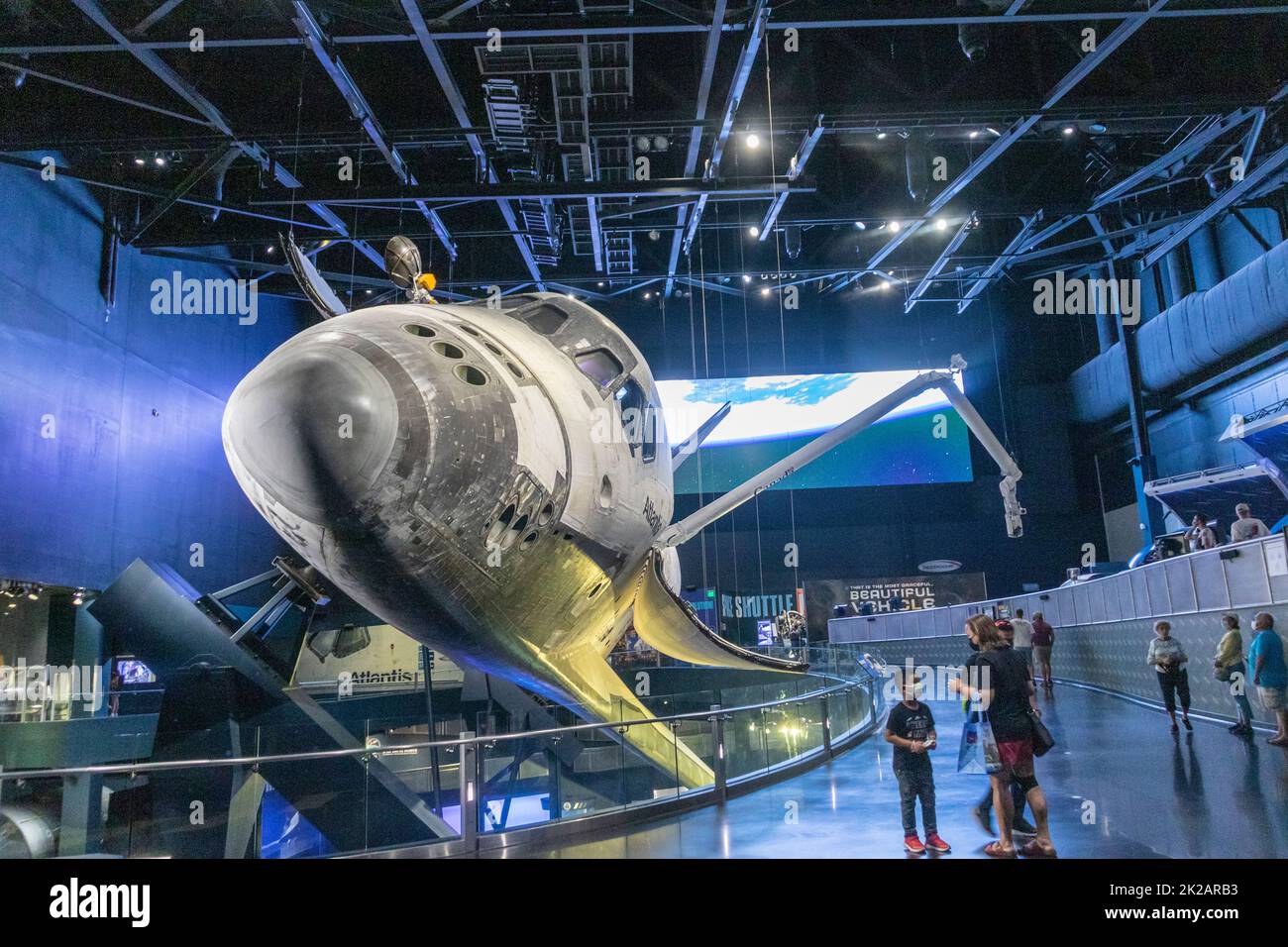 Kennedy Space Center Visitor Complex in Florida Stock Photo - Alamy