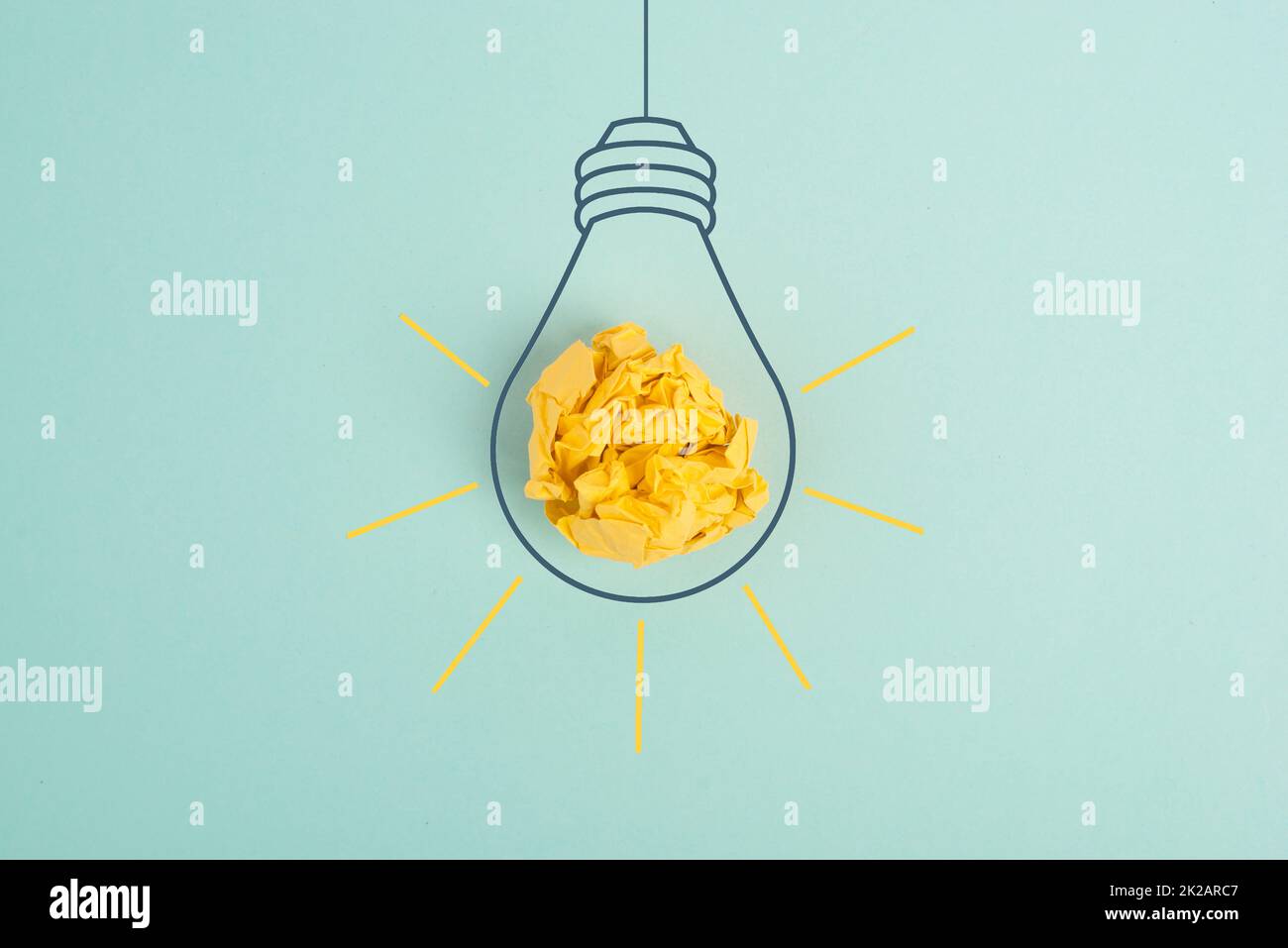 Light bulb concept, having a new idea, brainstorming, start up business ...