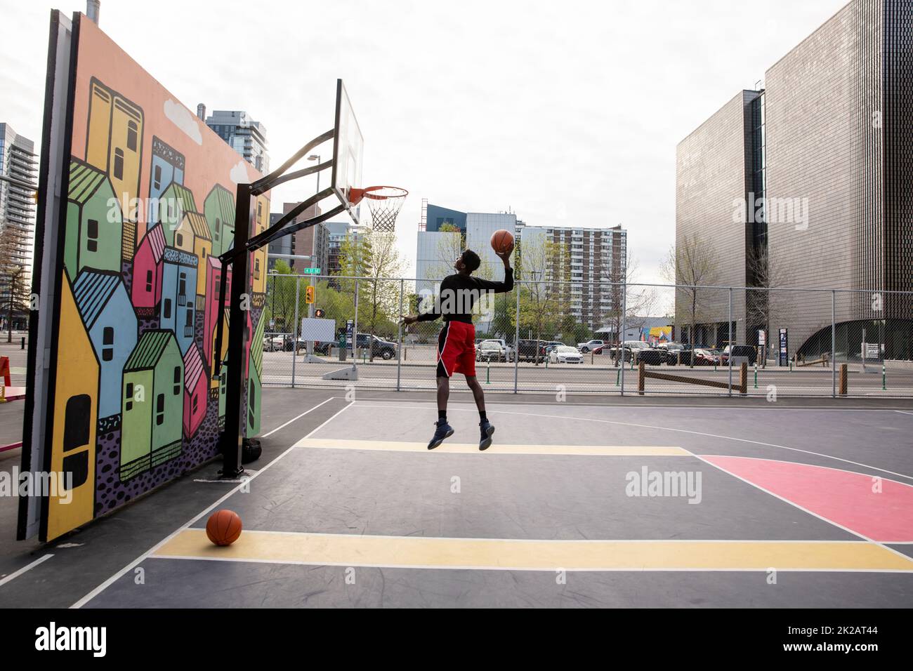 Hoops court hi-res stock photography and images - Alamy