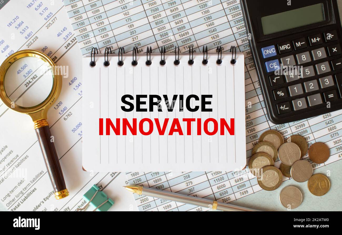 Text sign showing Service Innovation. Conceptual photo Improved Product ...