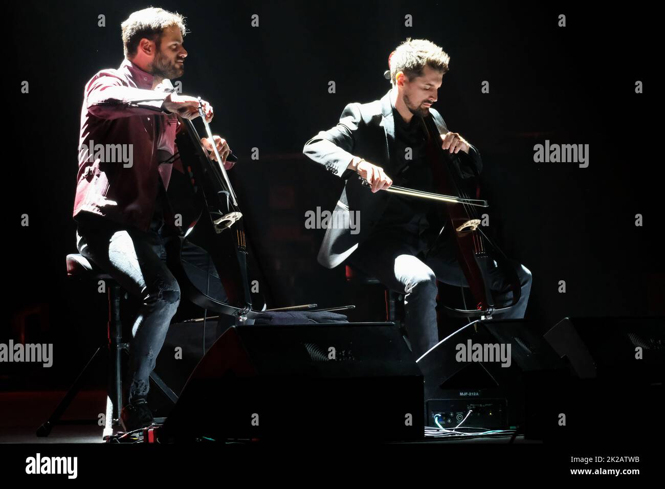 The two cellists Luka Sulic and Stjepan Hauser know by theirs stage ...