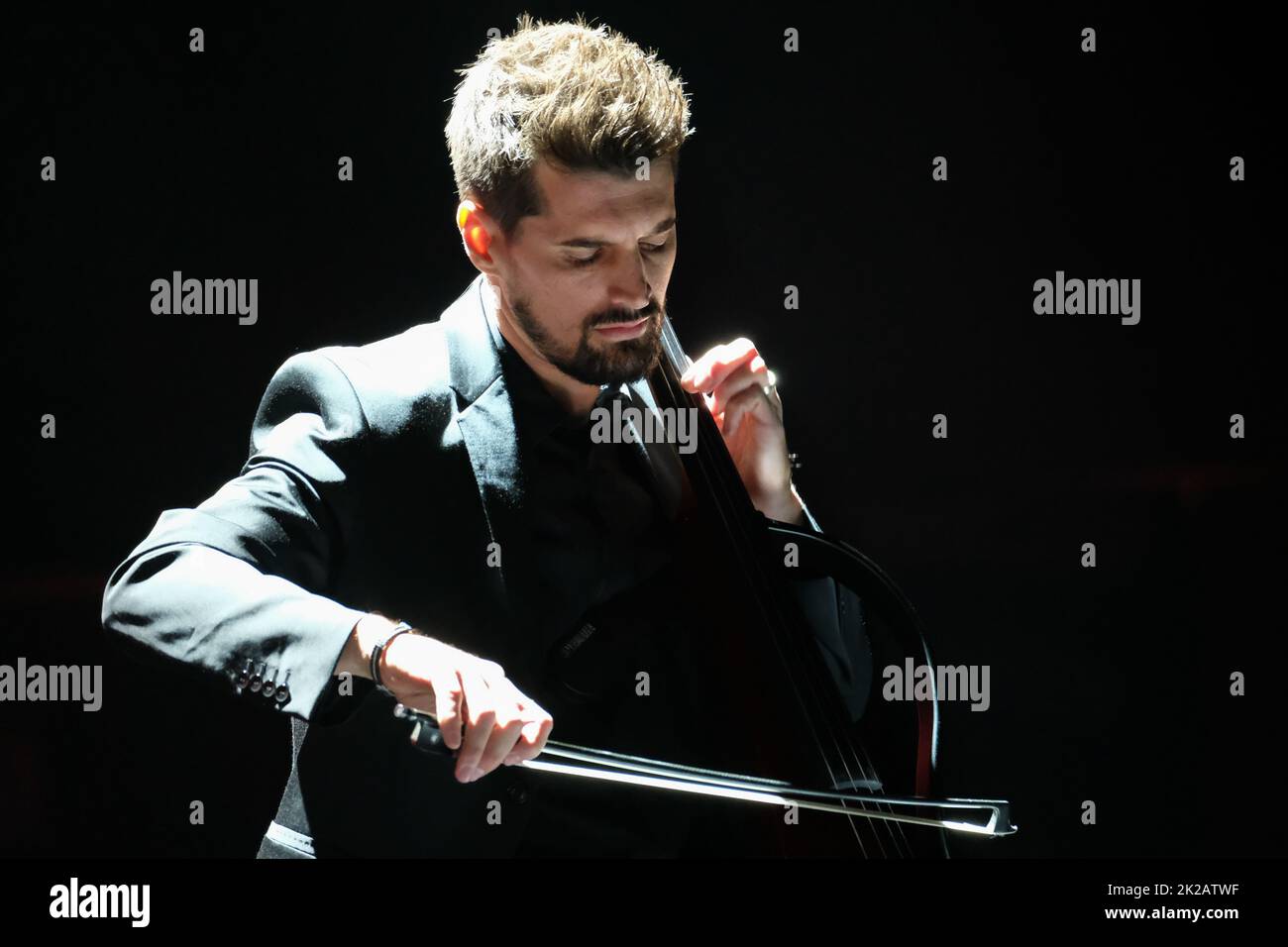 The two cellists Luka Sulic and Stjepan Hauser know by theirs stage ...