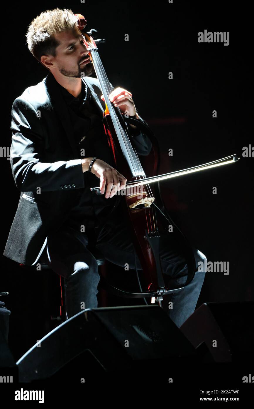 The two cellists Luka Sulic and Stjepan Hauser know by theirs stage ...