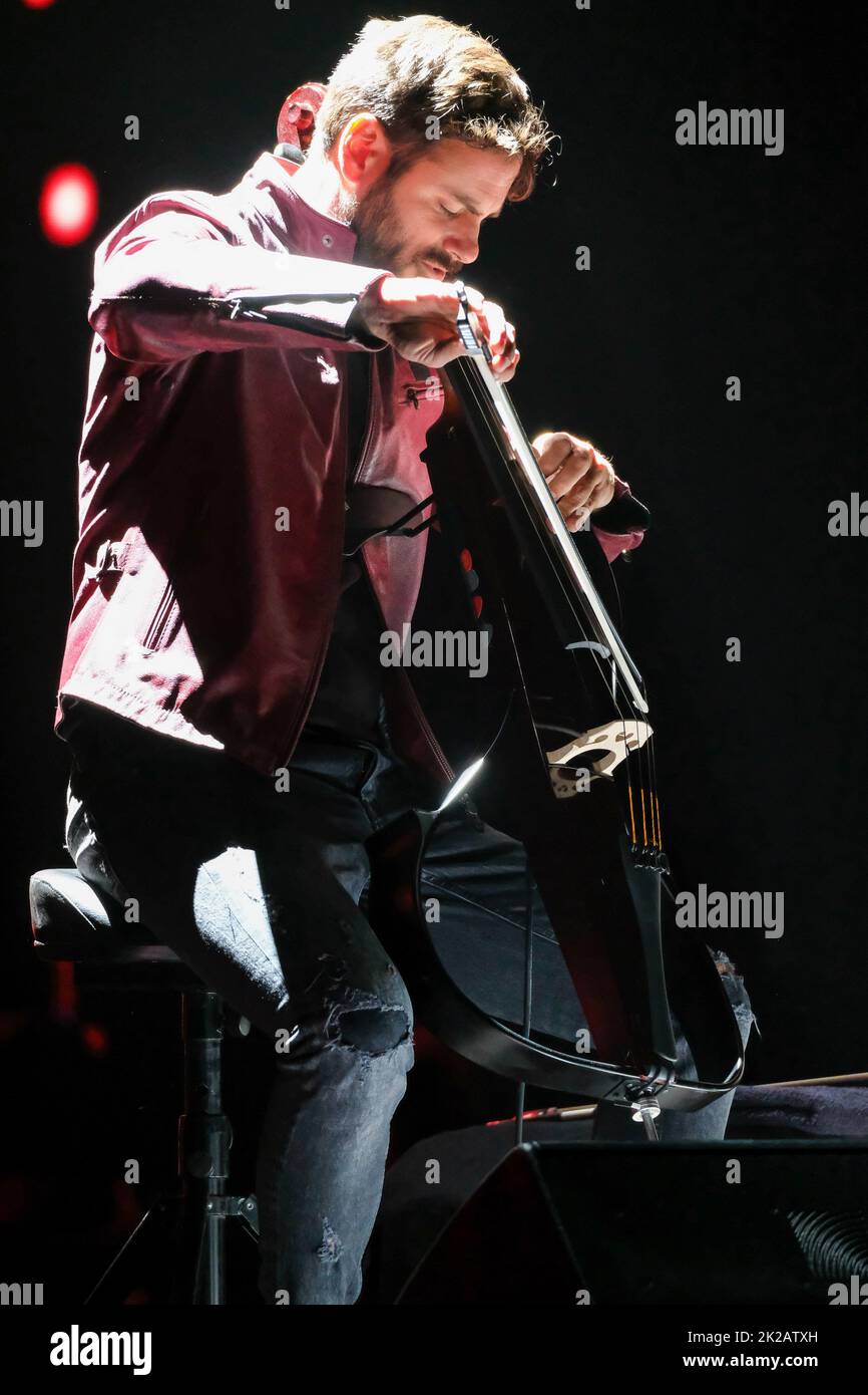 The two cellists Luka Sulic and Stjepan Hauser know by theirs stage ...