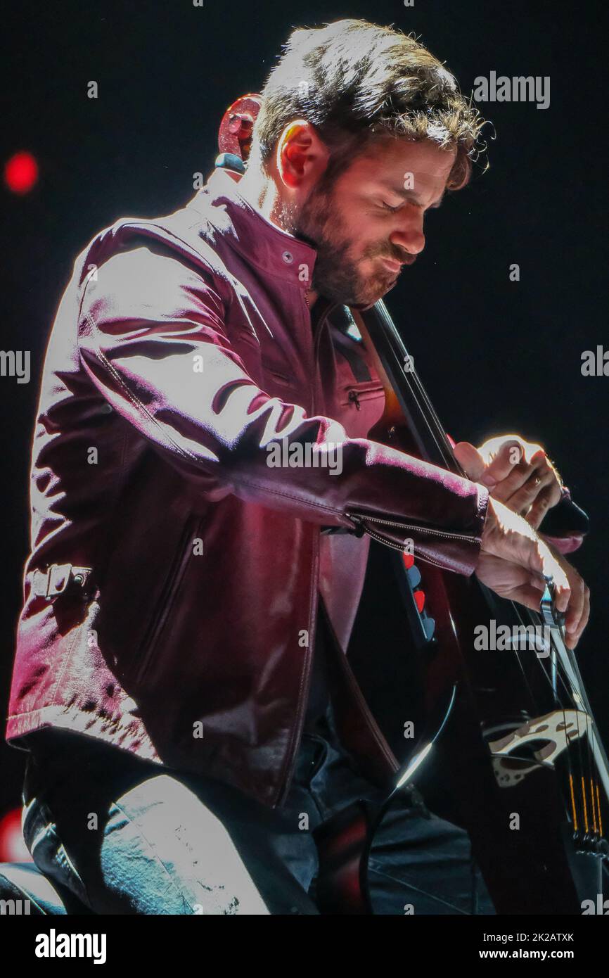 The two cellists Luka Sulic and Stjepan Hauser know by theirs stage ...