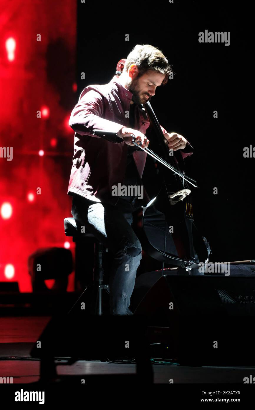 The two cellists Luka Sulic and Stjepan Hauser know by theirs stage ...