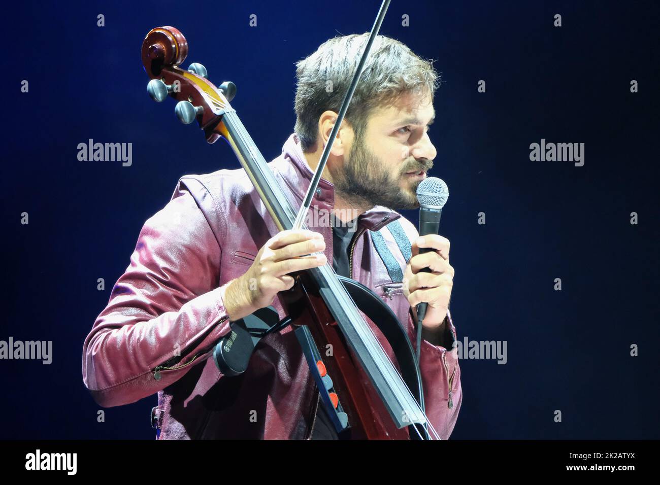 The two cellists Luka Sulic and Stjepan Hauser know by theirs stage ...