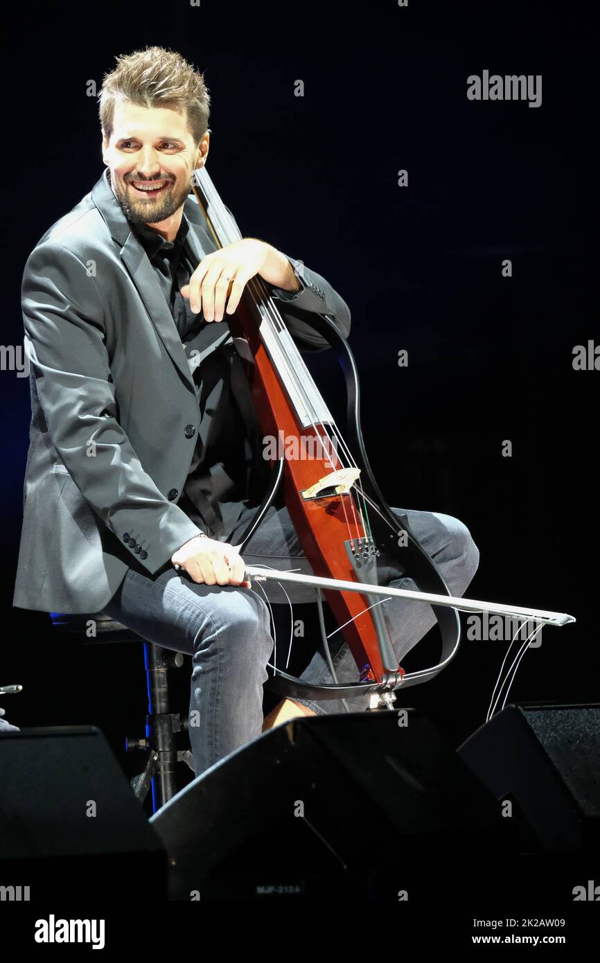 The two cellists Luka Sulic and Stjepan Hauser know by theirs stage ...