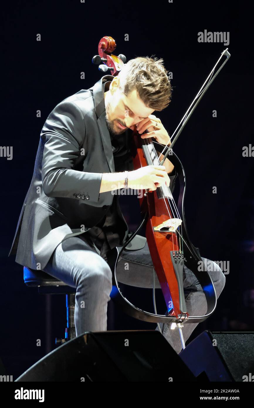 The two cellists Luka Sulic and Stjepan Hauser know by theirs stage ...