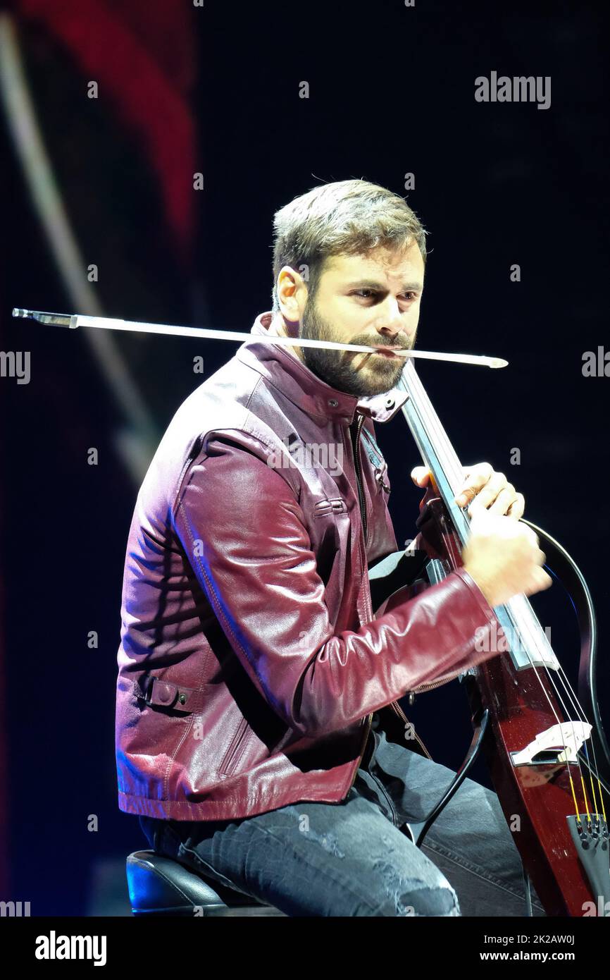 The two cellists Luka Sulic and Stjepan Hauser know by theirs stage ...