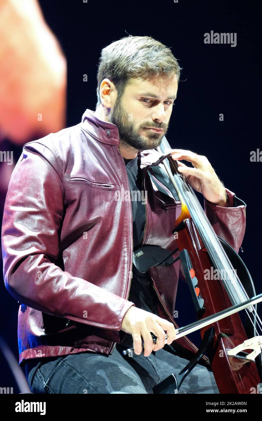 The two cellists Luka Sulic and Stjepan Hauser know by theirs stage ...