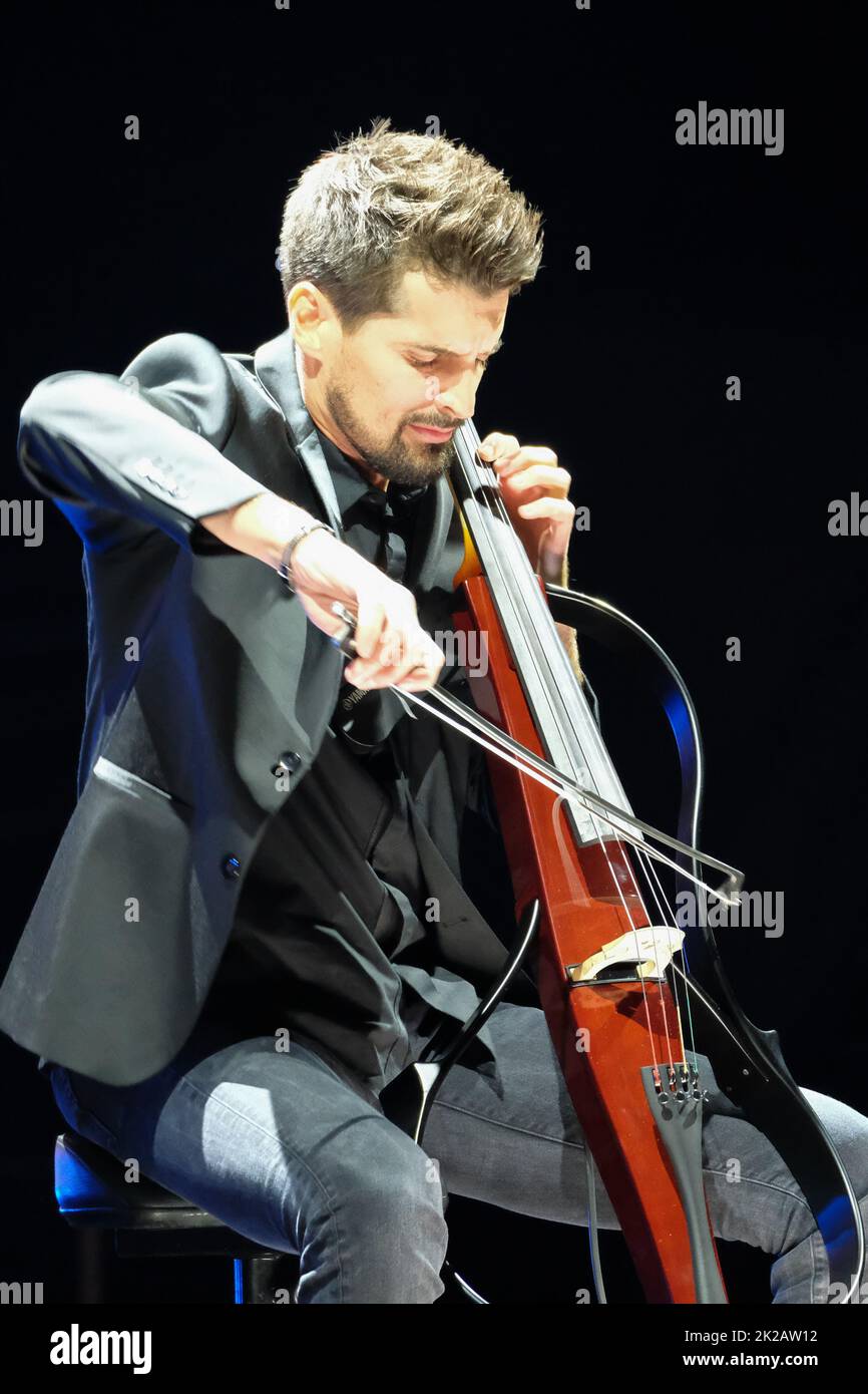 The two cellists Luka Sulic and Stjepan Hauser know by theirs stage ...