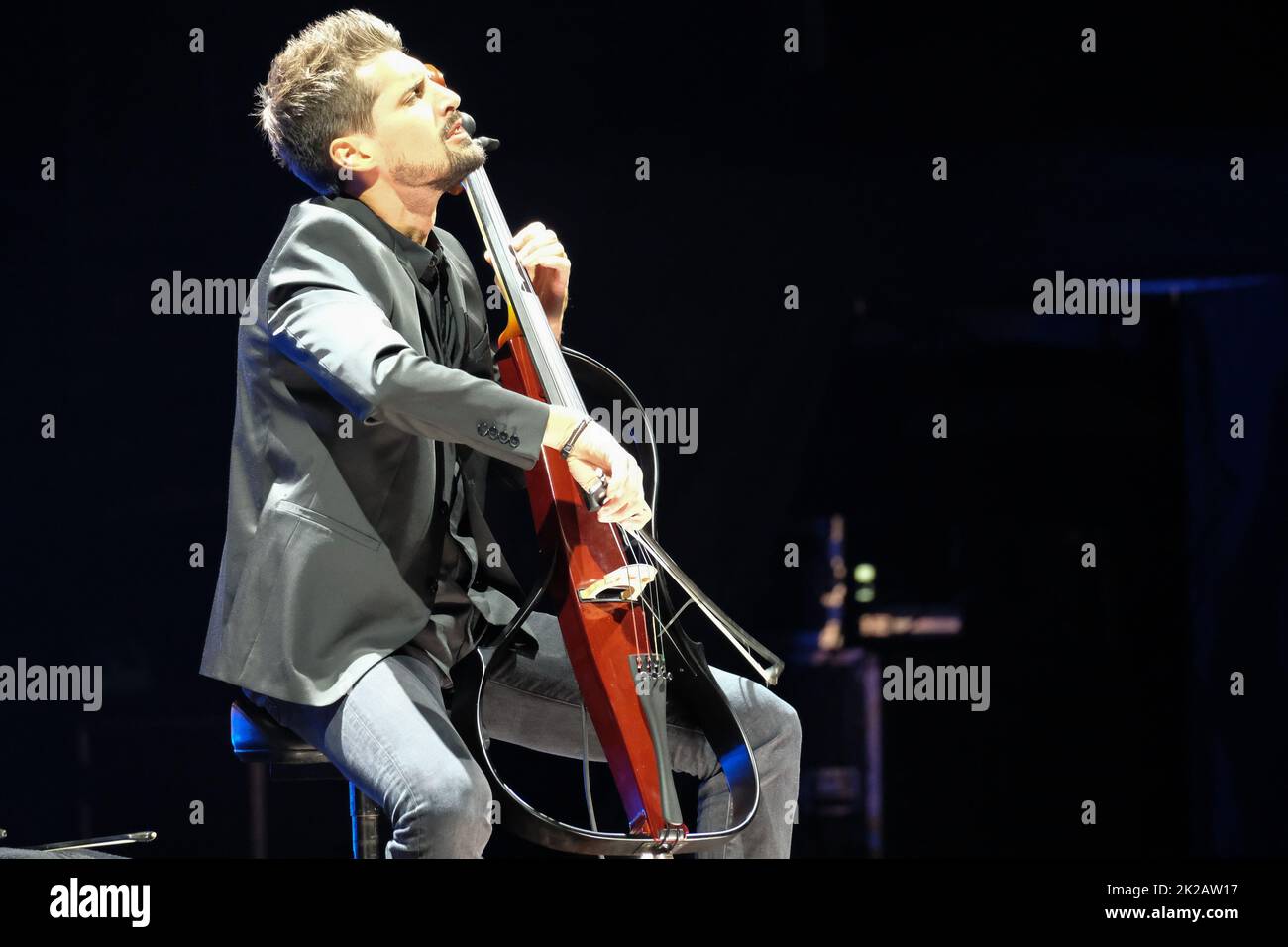 The two cellists Luka Sulic and Stjepan Hauser know by theirs stage ...