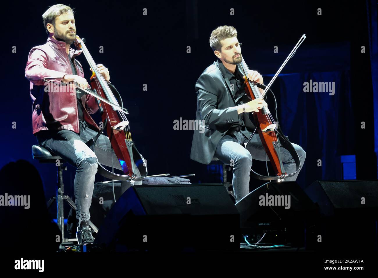The two cellists Luka Sulic and Stjepan Hauser know by theirs stage ...