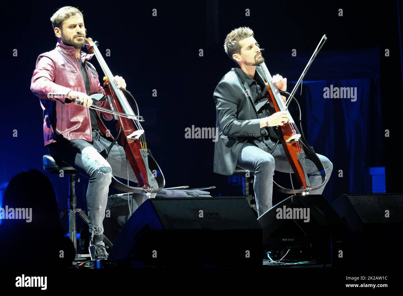 The two cellists Luka Sulic and Stjepan Hauser know by theirs stage ...