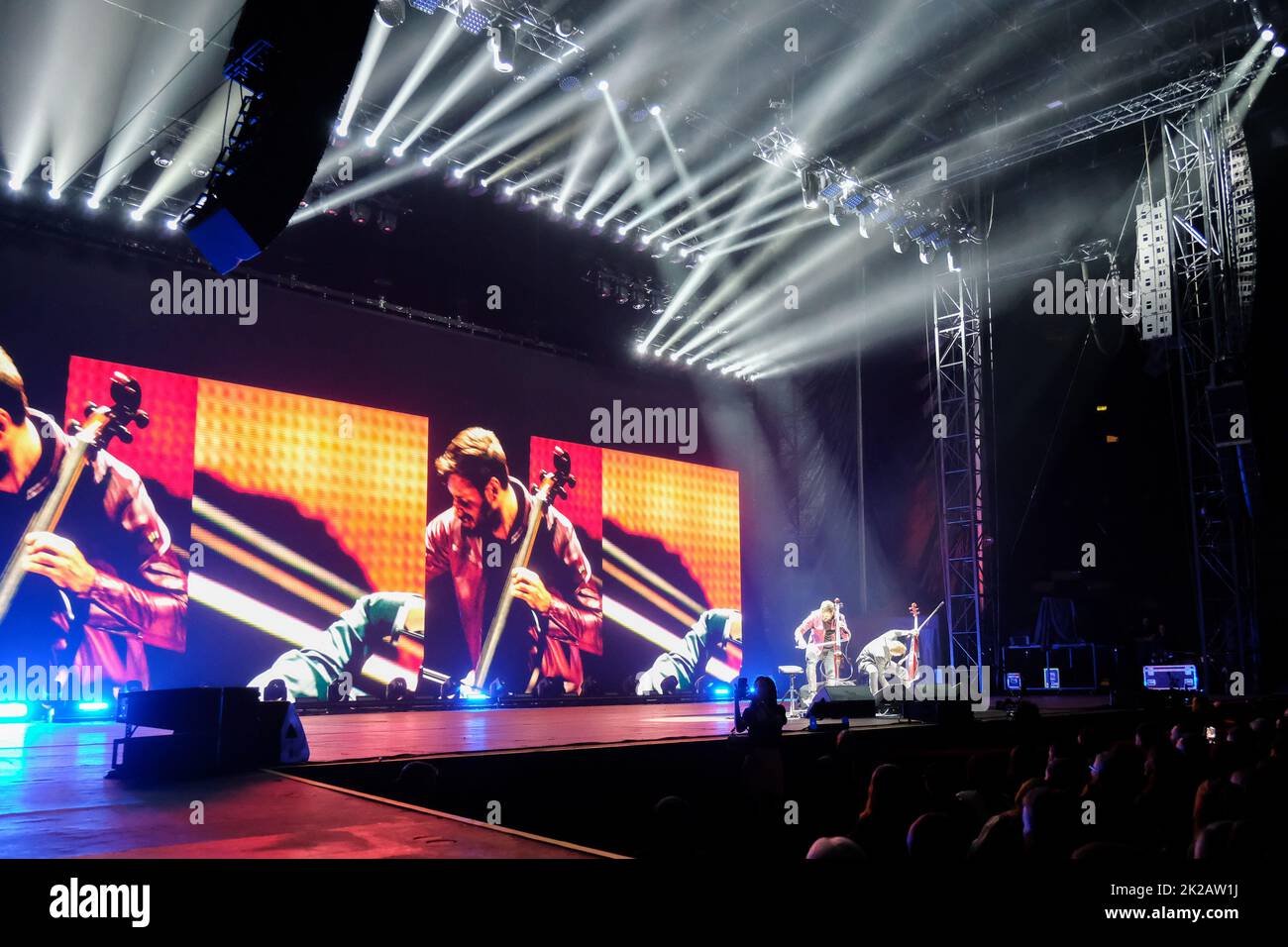 The two cellists Luka Sulic and Stjepan Hauser know by theirs stage ...