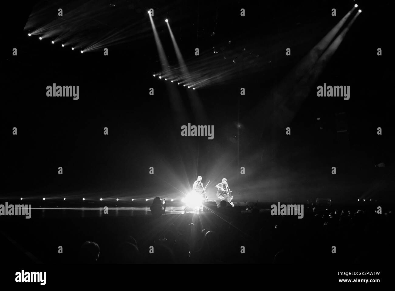 The two cellists Luka Sulic and Stjepan Hauser know by theirs stage ...