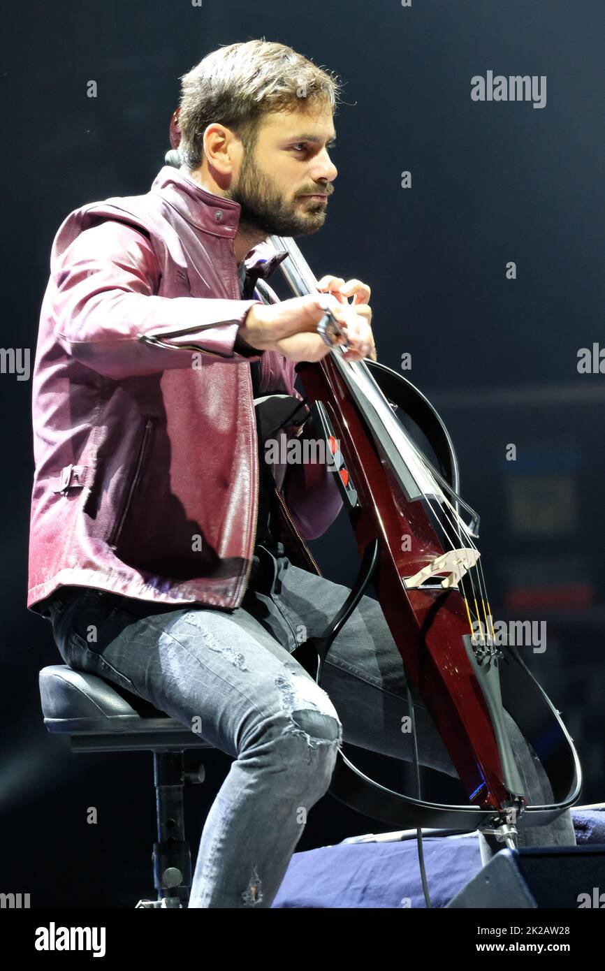 The two cellists Luka Sulic and Stjepan Hauser know by theirs stage ...