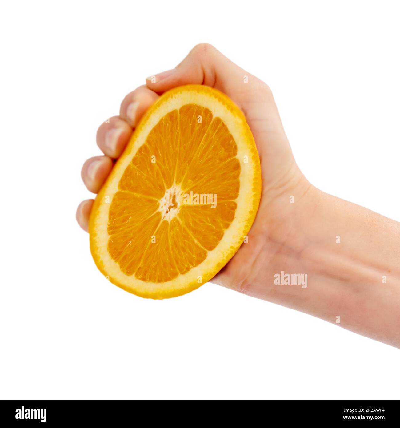 Squeezing orange hand squeezing orange hi-res stock photography and ...