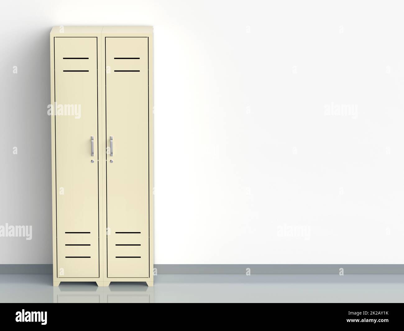 Two metal lockers Stock Photo - Alamy