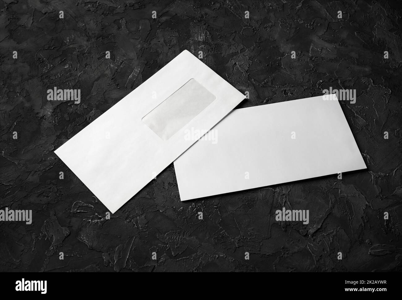 Two blank envelopes Stock Photo - Alamy